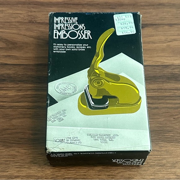 Vintage | Office | Vtg 8s Impressive Embosser Stamp | Poshmark